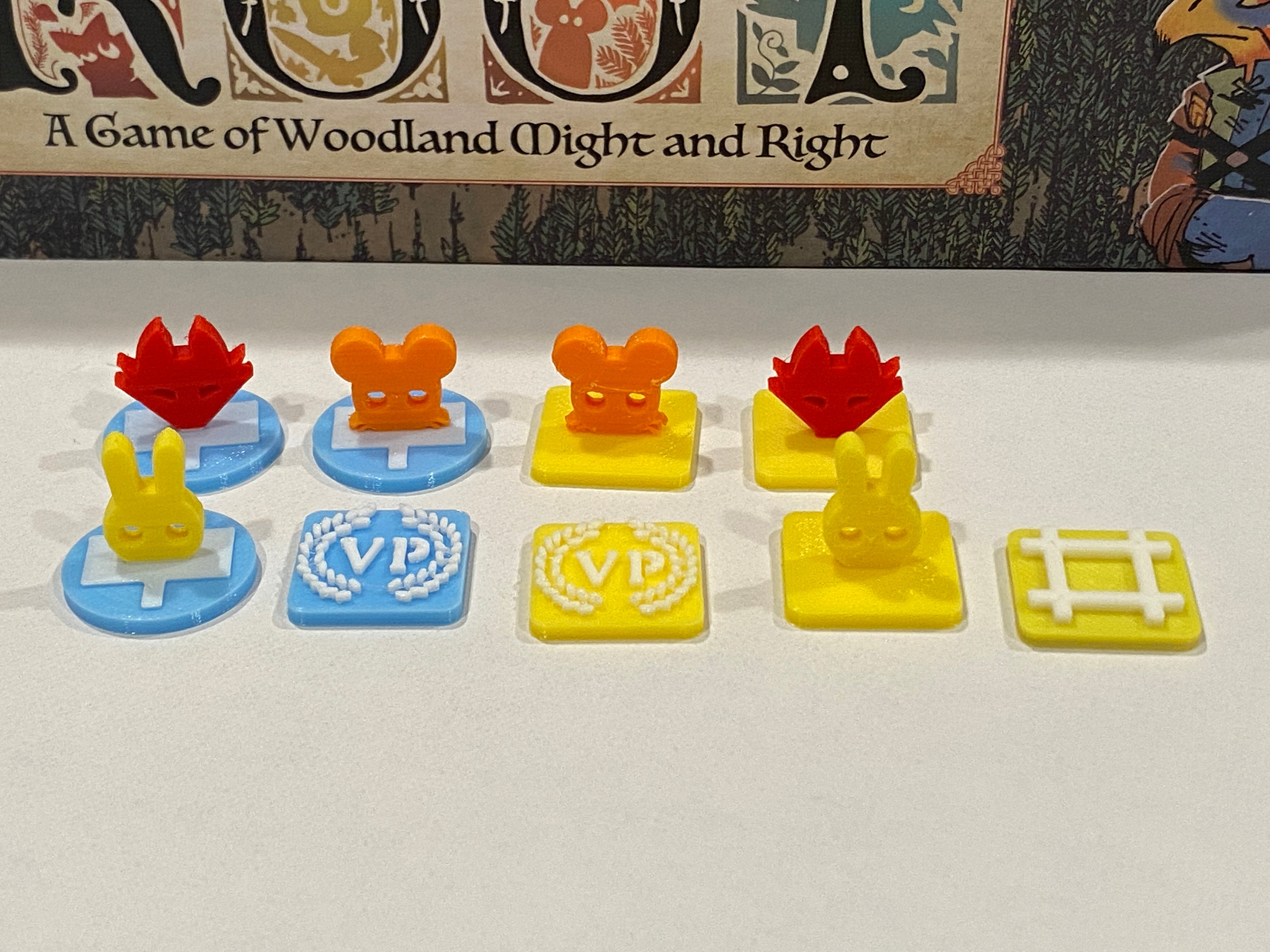 Root Game Tokens over 150 tokens | Etsy