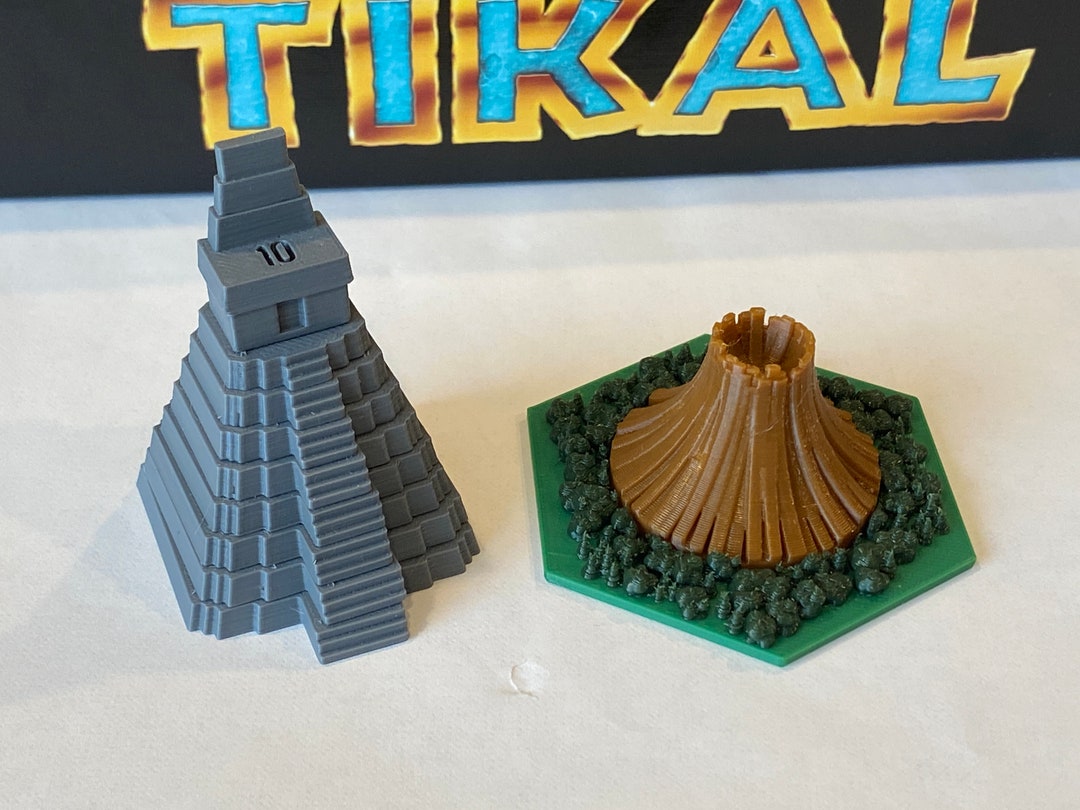 Tikal Temples and Volcanoes (51 Tokens) - Etsy