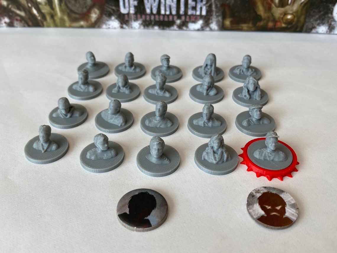 Dead of Winter Full Token Set optional the Long Night Tokens - Etsy