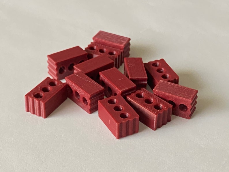 Brick Tokens set of 12 | Etsy