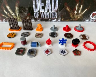 Dead of Winter Full Token Set optional the Long Night Tokens | Etsy