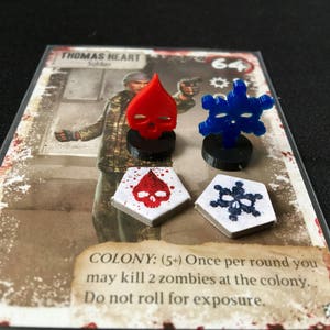 Dead of Winter Wound / Frostbite / Despair Tokens - Etsy