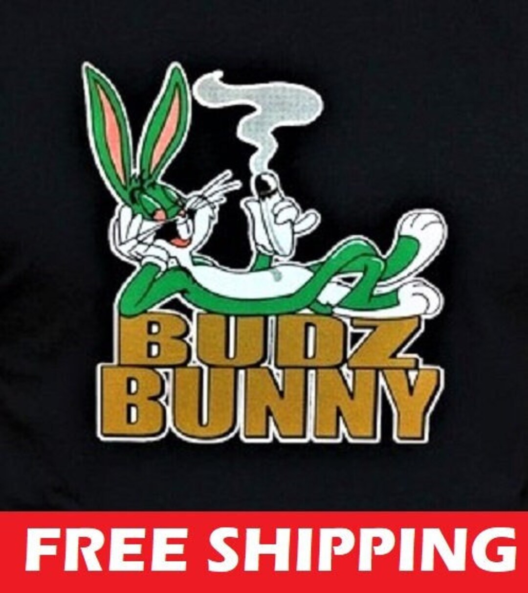 T-shirt--weed-marijuana--budz BUNNY- - Etsy