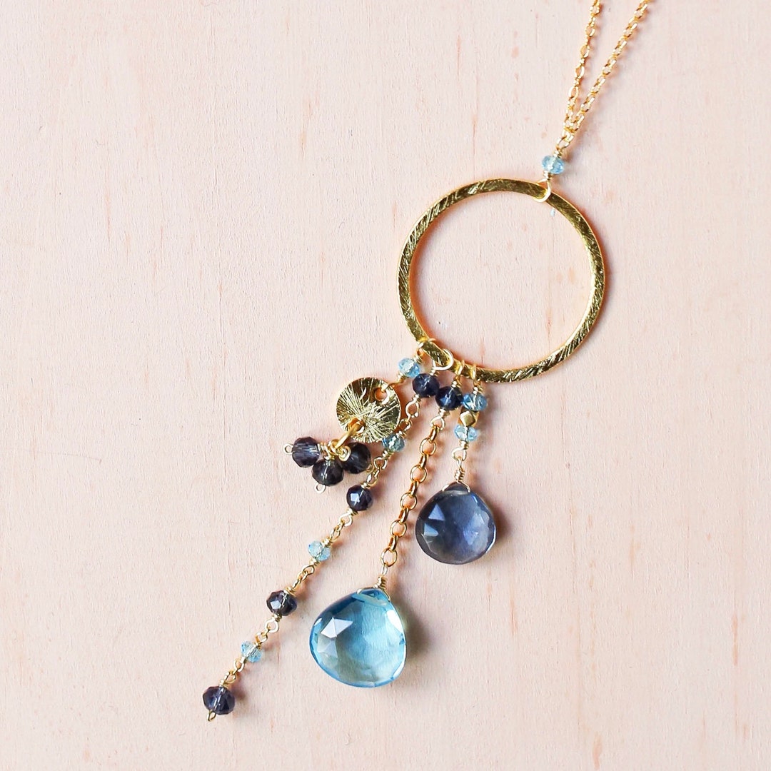 Iolite Necklaces for Women | Gifts for Her - Etsy