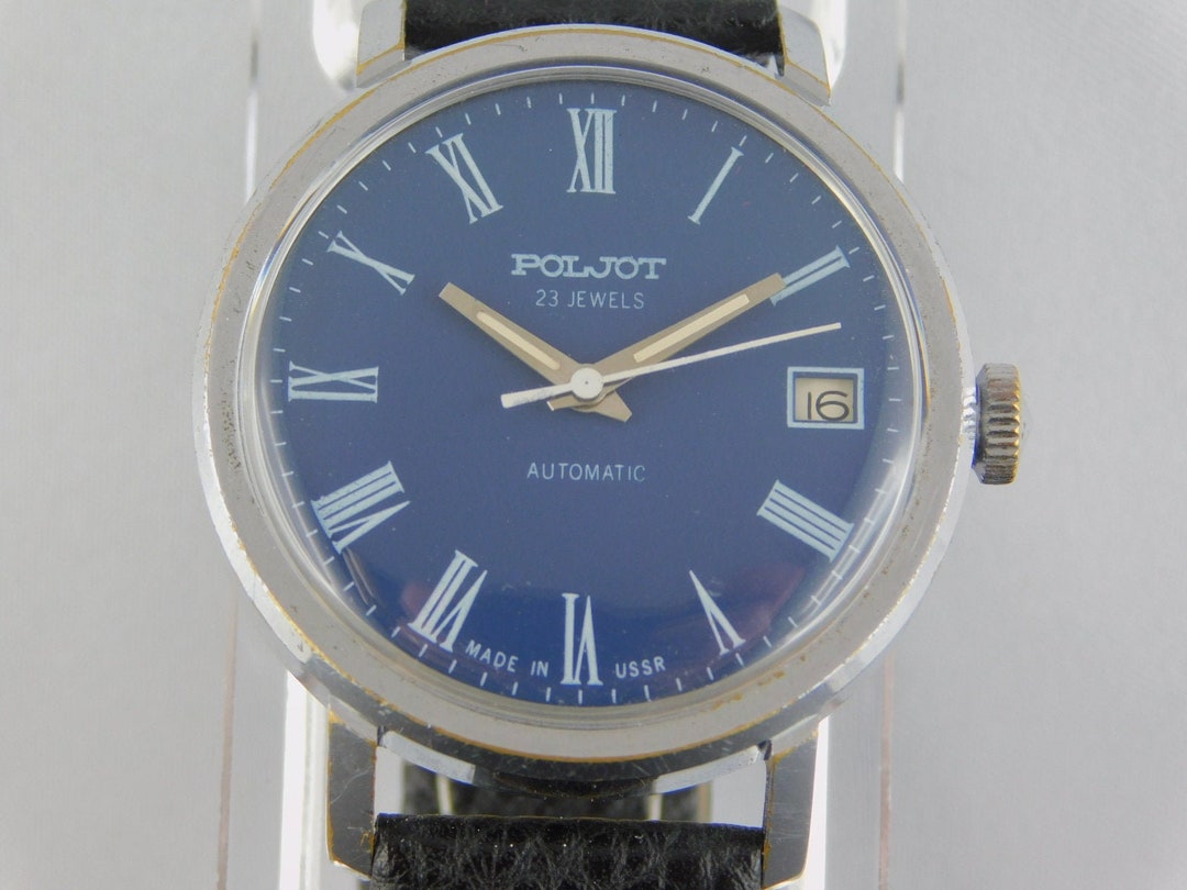 Poljot Soviet USSR / CCCP Automatic Mens Wristwatch With 23 Jewels ...