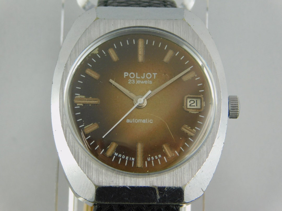 Poljot Soviet USSR / CCCP Automatic Men's Wristwatch With 23 Jewels ...