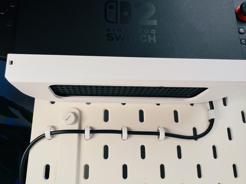 Switch 2 Compatible Dock Mount | Wall Mounted or SKÅDIS Pegboard ...