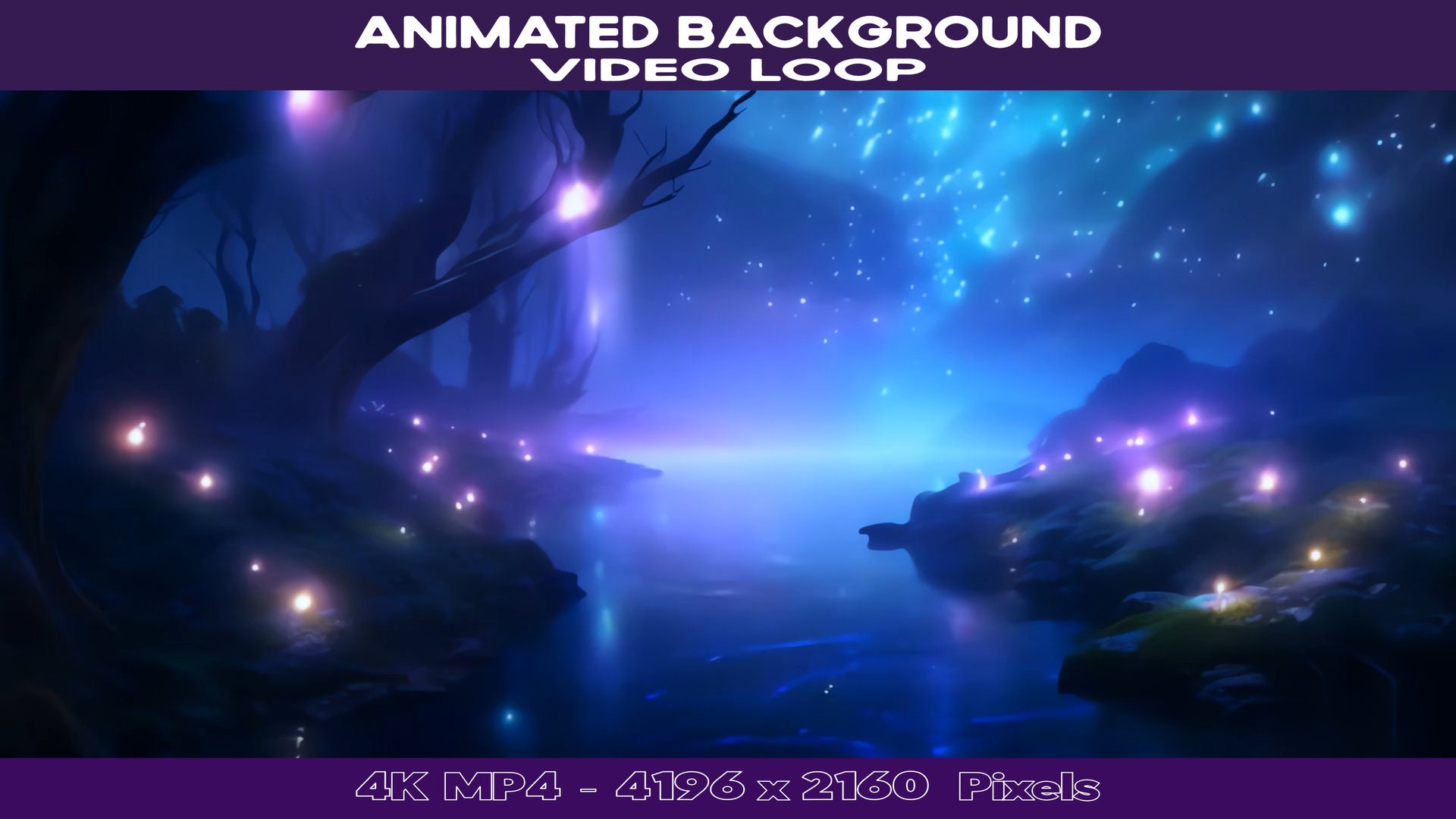 Magic River Loop 4k Lofi Animated Background Lofi Animation For Twitch Youtube Stream Backdrop