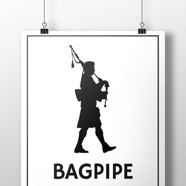 Bagpipe Sign - Etsy