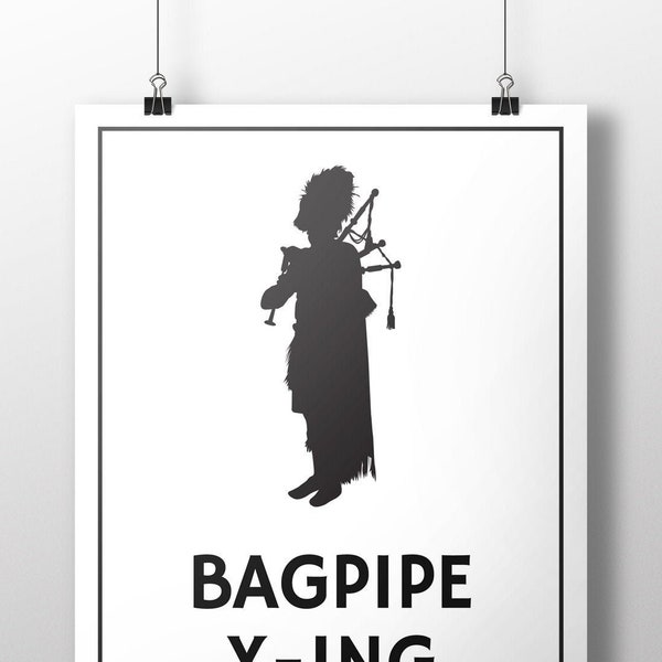 Bagpipe Sign - Etsy