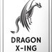 Black and White Dragon Crossing Sign~dragon Warning Poster~renaissance ...