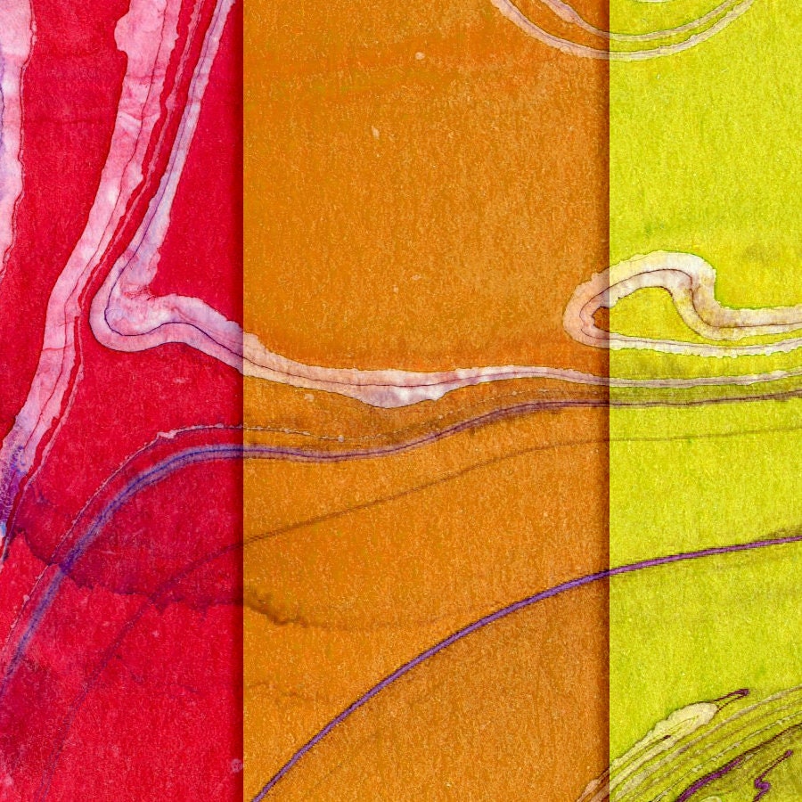 Printable Rainbow Marble Papers V3~junk Journal Printable Pages~print ...