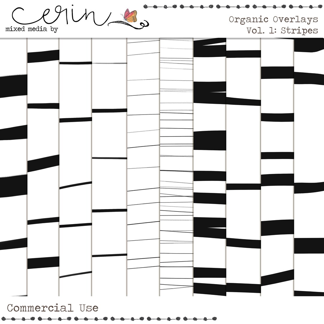 Organic Overlays Vol.1 Stripes~commercial Use Digital Textures~high ...