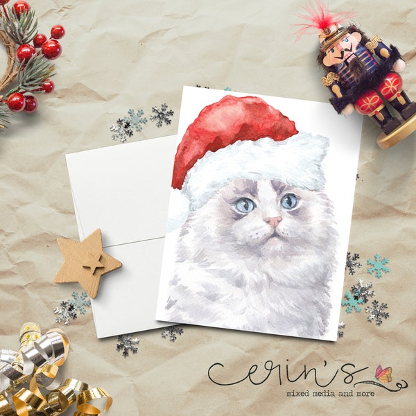 Ragdoll Cat Watercolors - Etsy