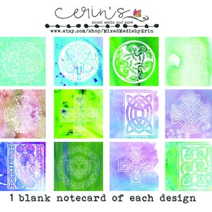 Watercolor Knotwork Card~celtic Card~blank Celtic Card~knotwork ...