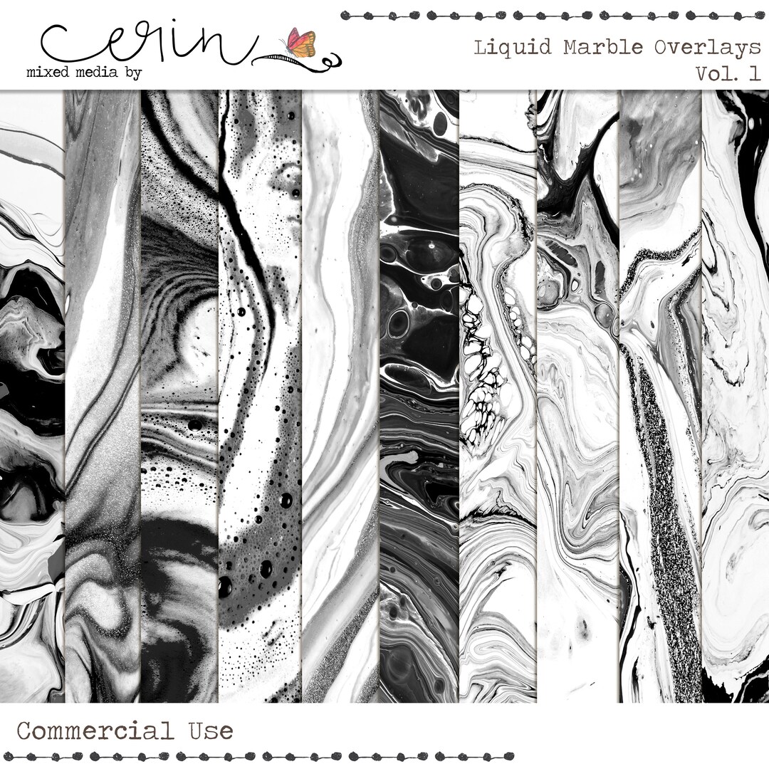 Liquid Marble Overlays Vol.1~commercial Use Digital Textures~high ...