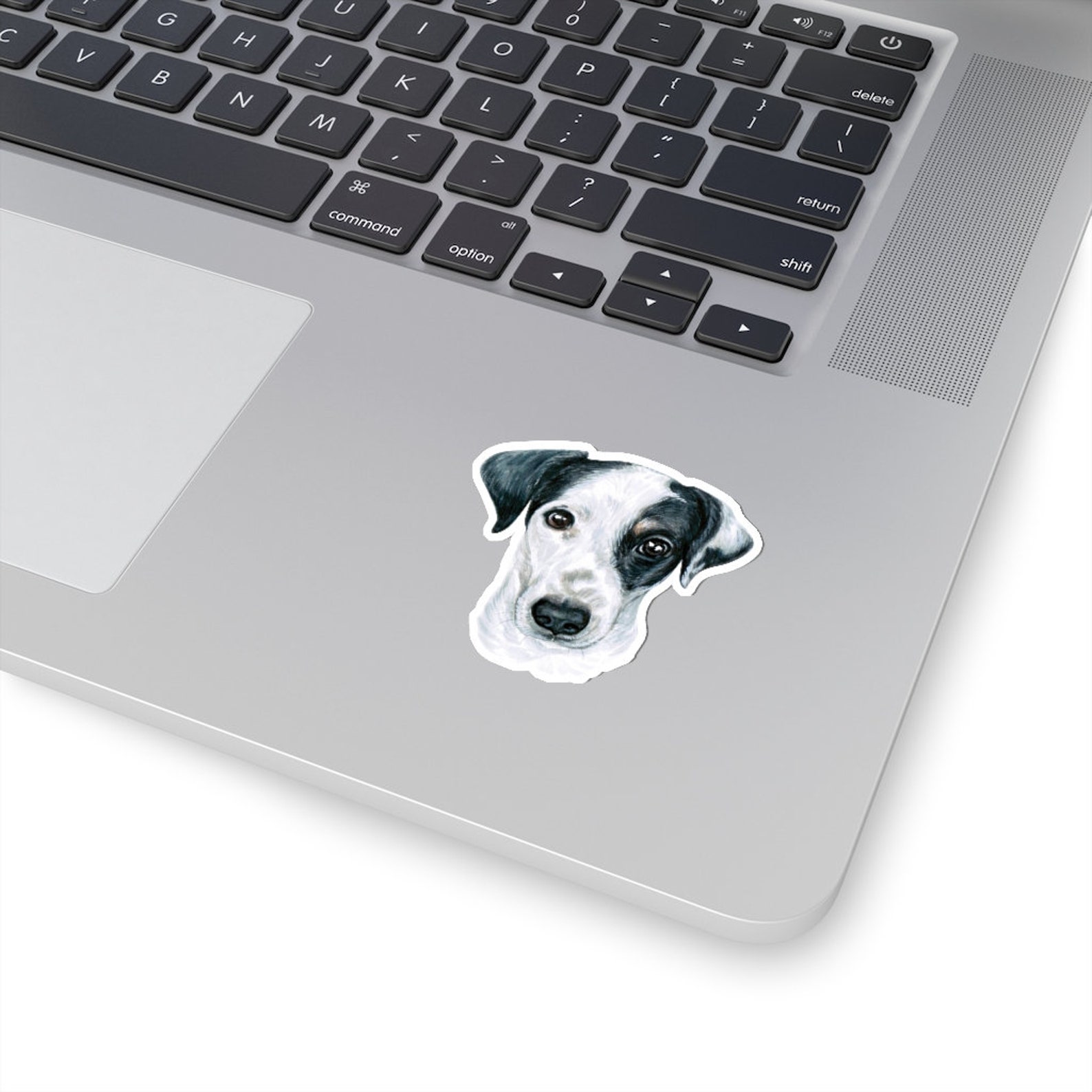 Black and White Jack Russell Terrier Sticker~hand Drawn Dogs Kiss-cut ...