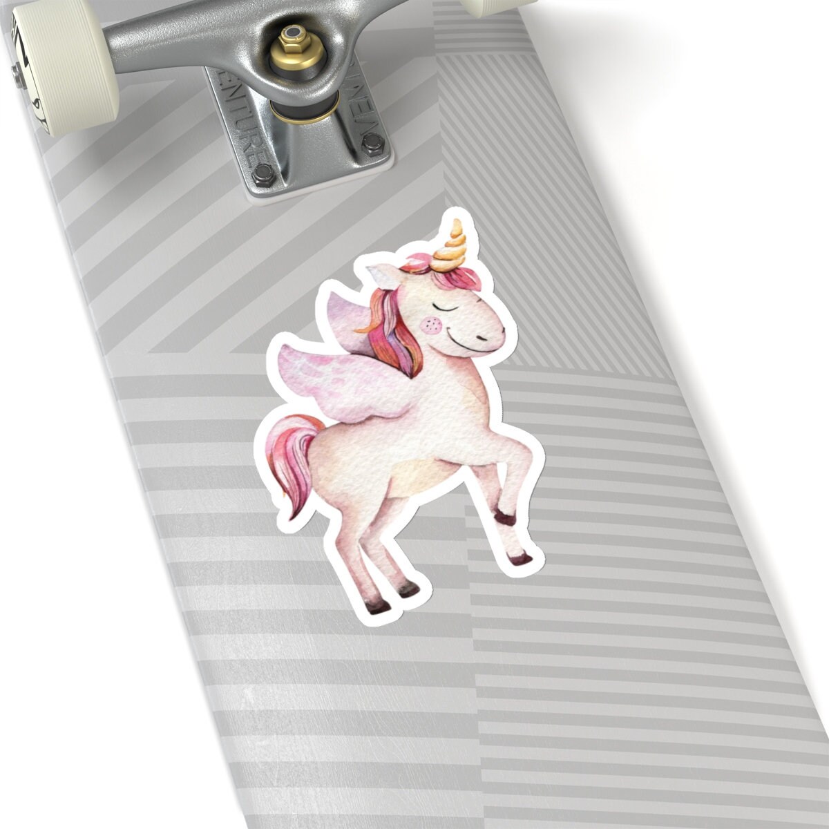 Alicorn Sticker~pegasus Unicorn Watercolor Kiss Cut Decal~small Gifts ...