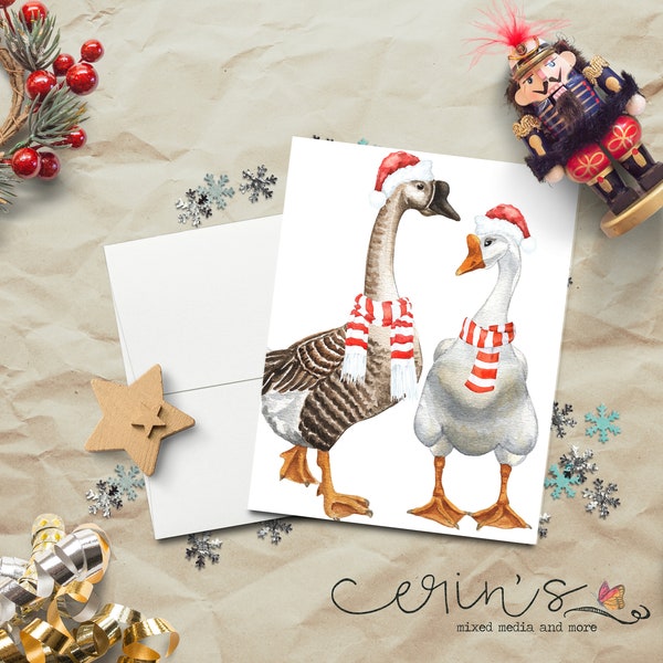 Christmas Goose - Etsy
