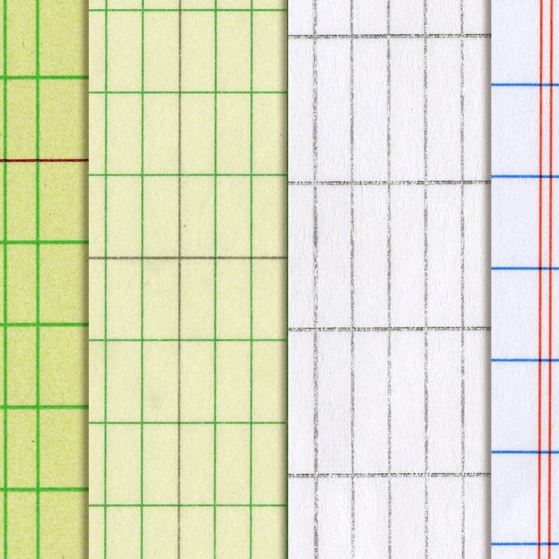 Digital Ledger Papermulticolored Journaling Paperlined - Etsy