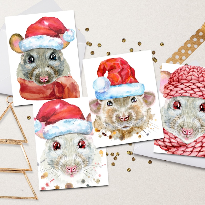 Rat Card - Etsy