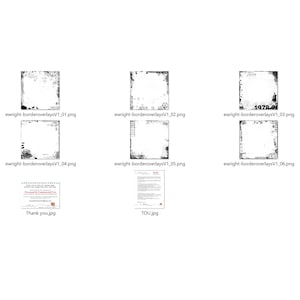 Border Overlays Vol. 1~commercial Use Digital Border~high Quality CU ...