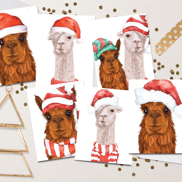 Llama Card - Etsy