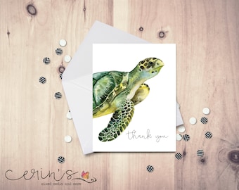 Turtles Thank You Card - Etsy