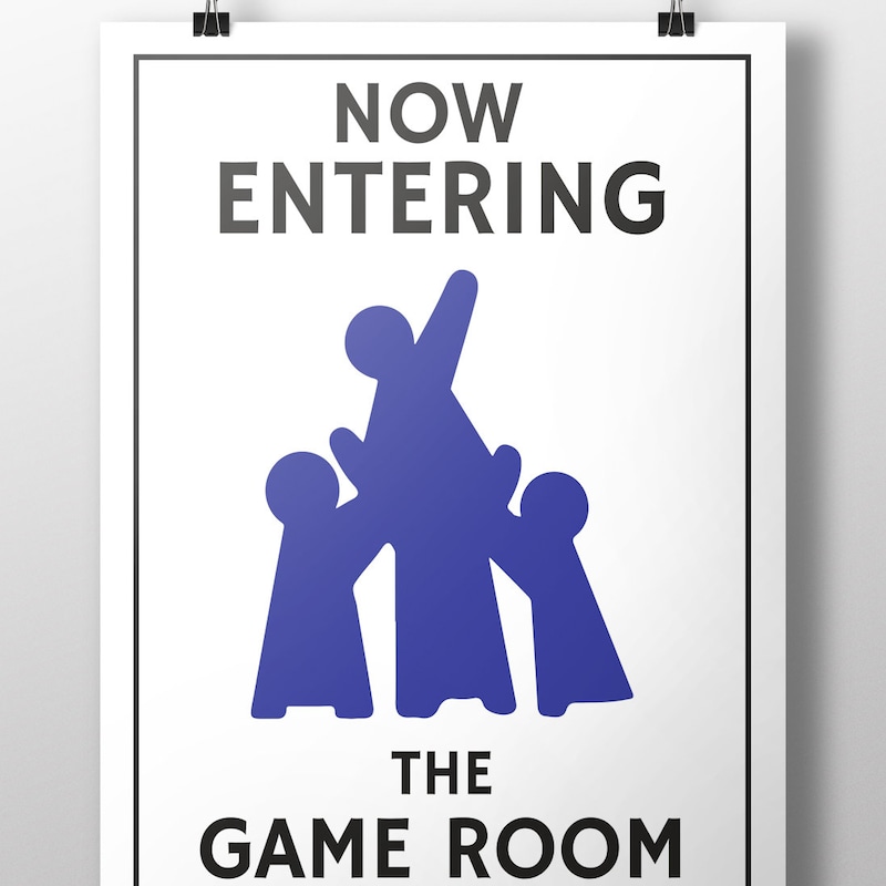 Game Sign - Etsy
