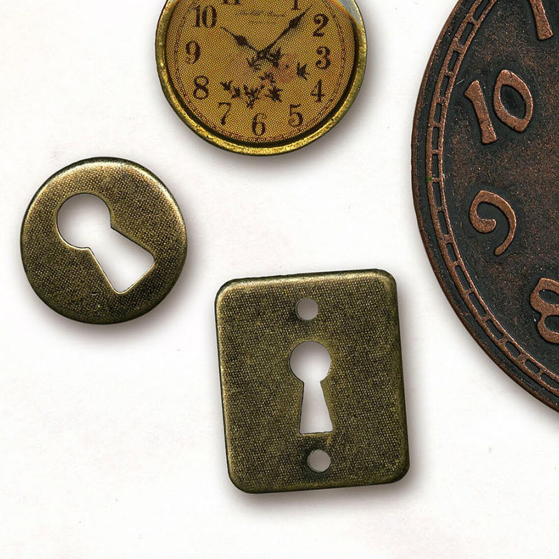 Digital Charmsvintage Charmscommercial Use Elementstime | Etsy