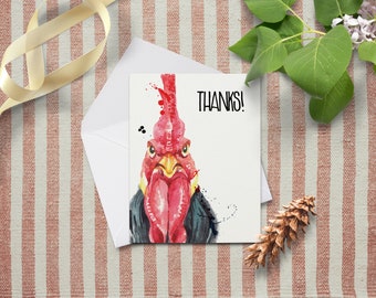 Chicken Thank You Cards Bulk - Etsy
