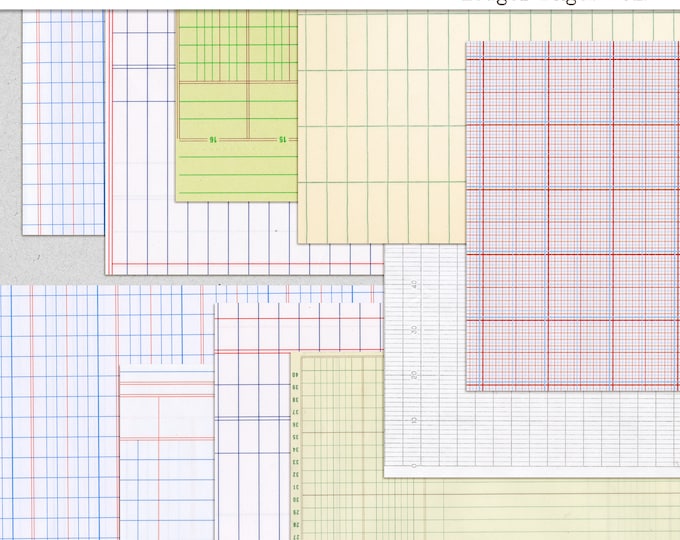 Printable Mixed Ledger Papersjunk Journal Printable - Etsy