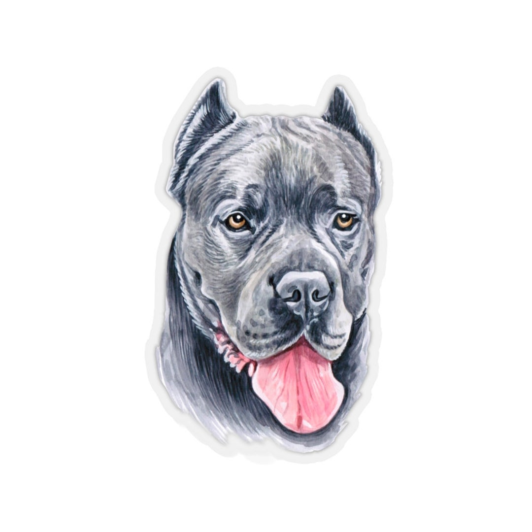 Cane Corso Sticker~hand Drawn Dogs Kiss-cut Decal~pretty Pet ...