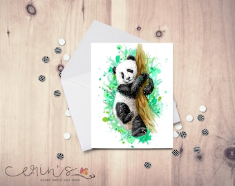 Panda Note Cards | Etsy