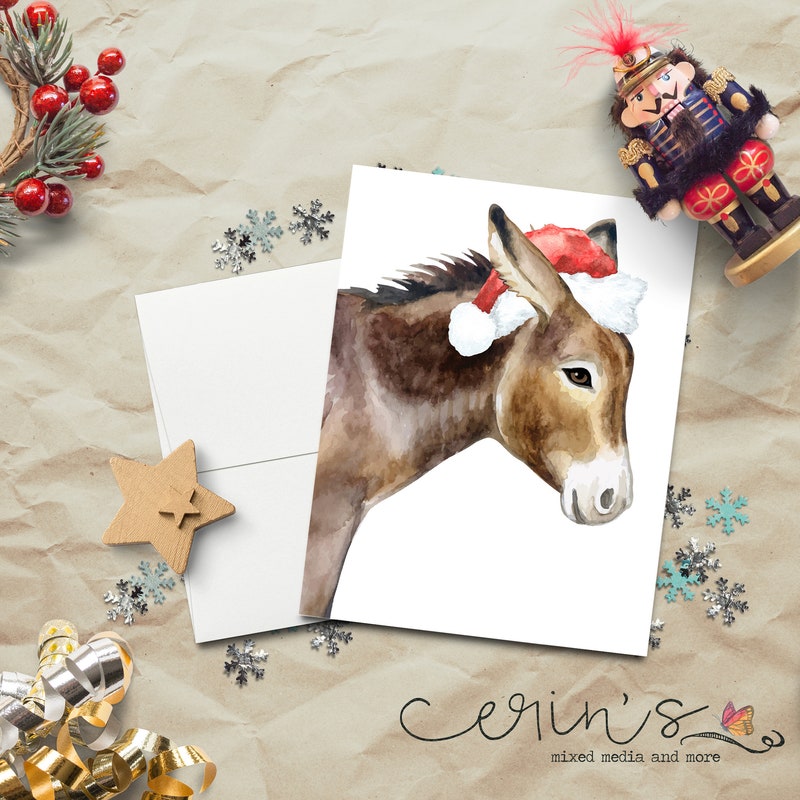 Donkey Card - Etsy