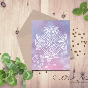 Celtic Watercolor Card Set~celtic Note Card~blank Greeting Card Set ...