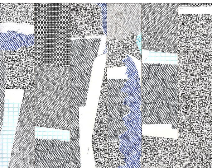 Collaged Security Paperdigital Collage Papercommercial Use - Etsy