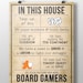 Printable Custom Vintage Style Board Game Wall Artpersonalized Table ...