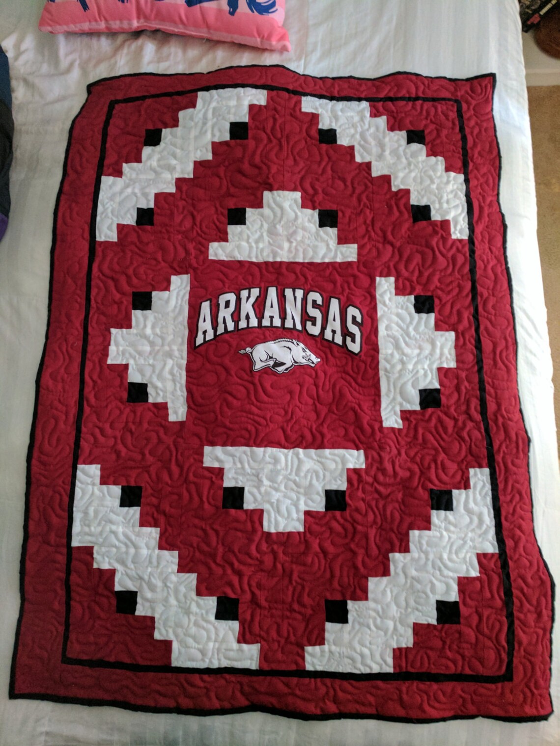 College Baby Quilt - Etsy