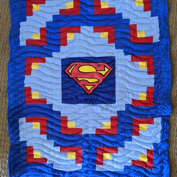 Superhero Quilt - Etsy