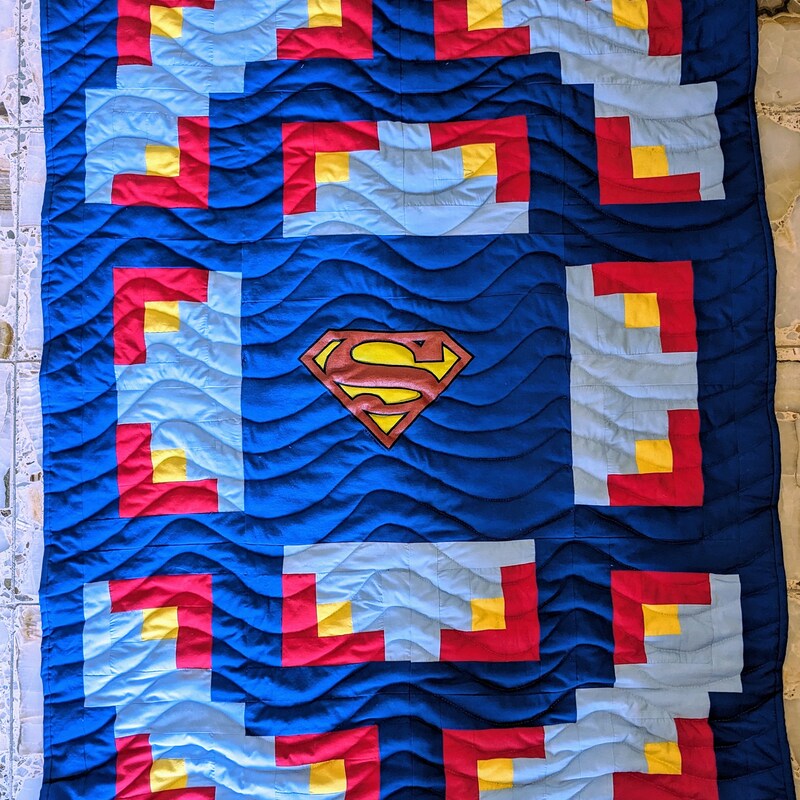 Superhero Quilt - Etsy