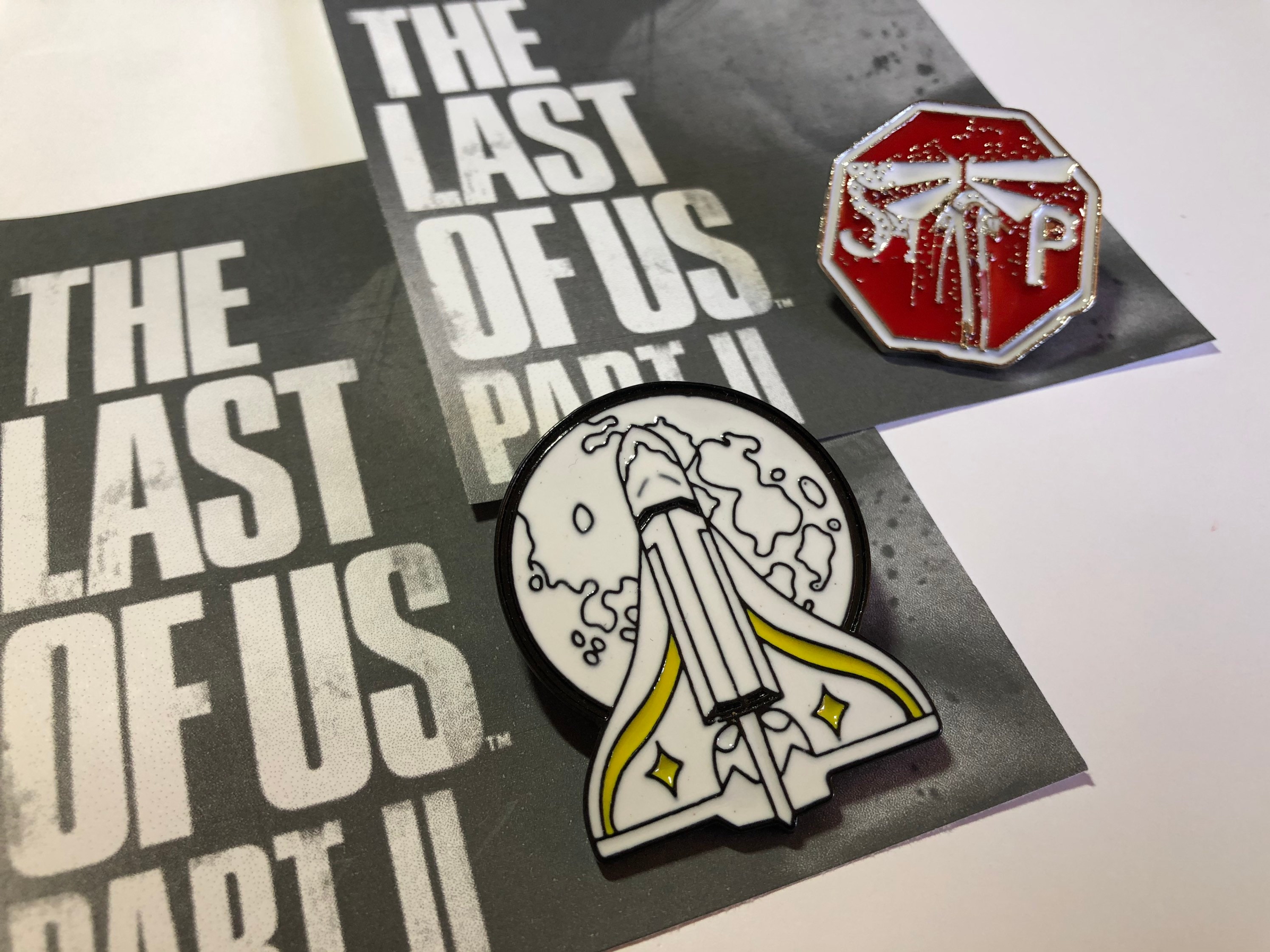 The Last Of Us Part 2 Pin Badge Set New Ellie White Earth | Etsy