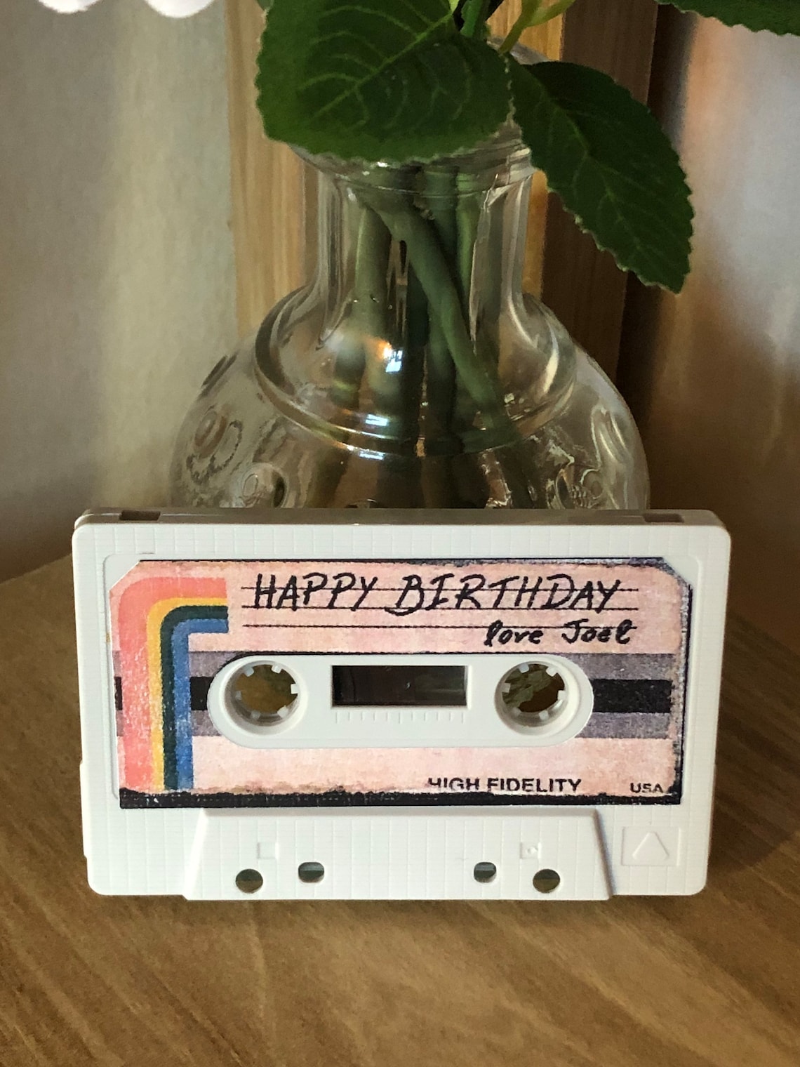 Last of Us Inspired Birthday Cassette Tape: 'happy Birthday, Love Joel ...
