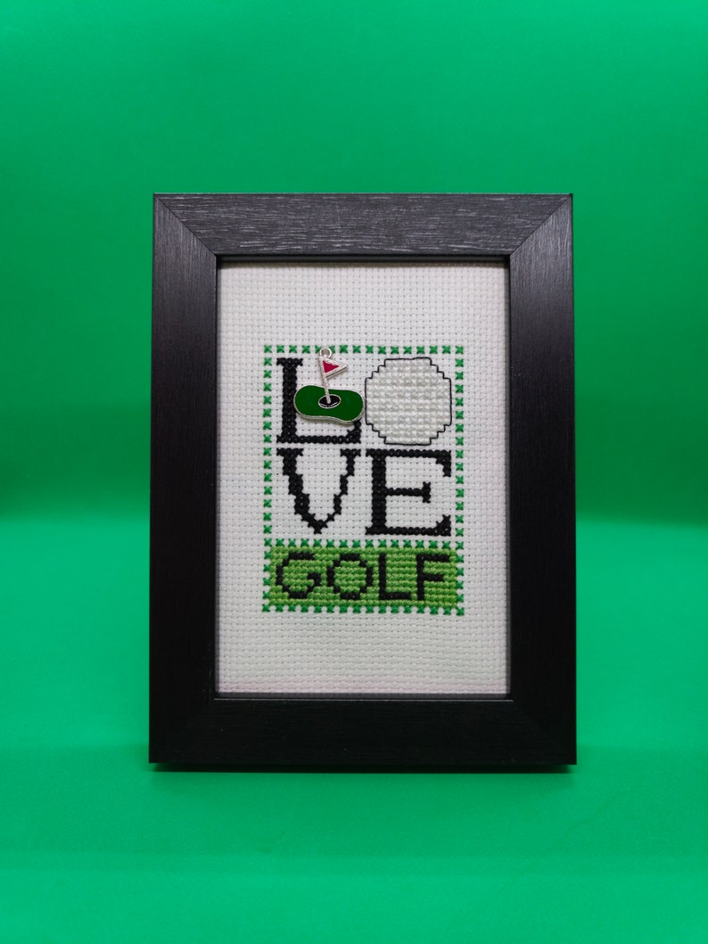 Golf Fan Gift love Golf With Golf Club Charm - Etsy