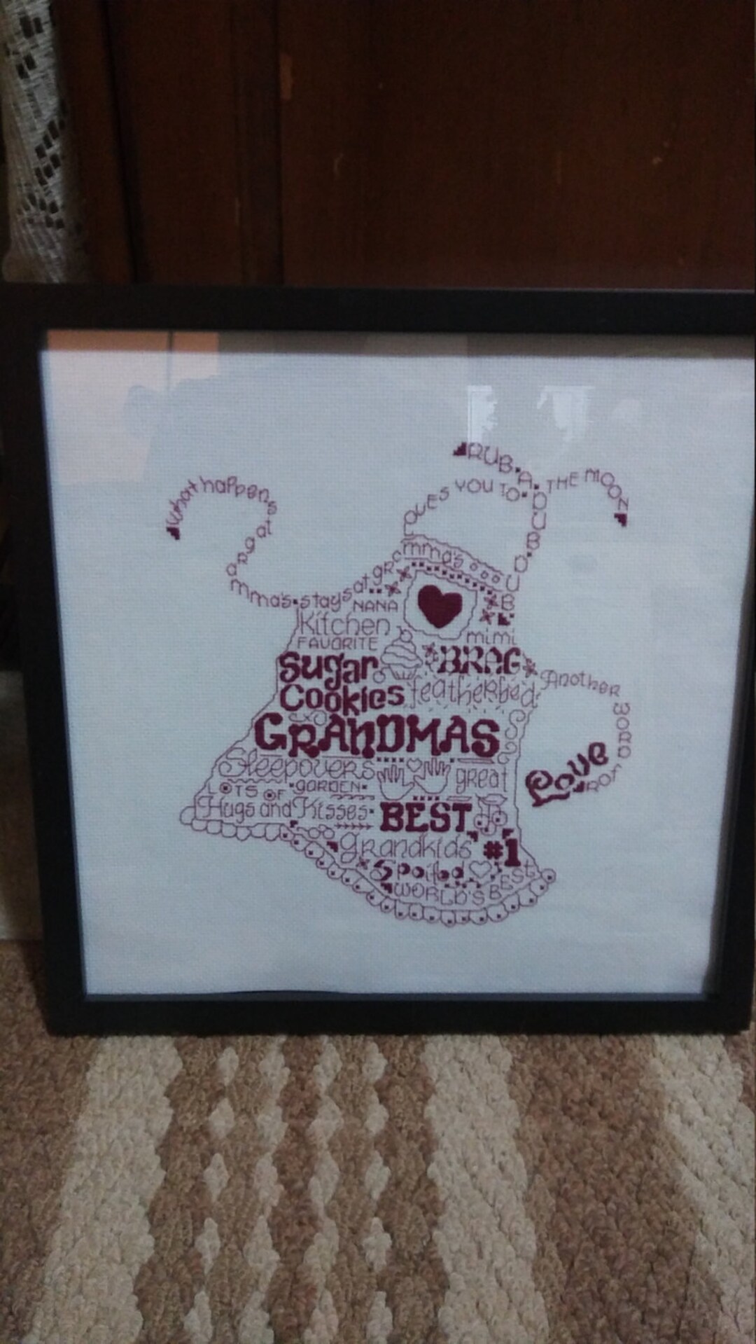 Made to Order, Grandma Gift, "let's Go to Grandma's" Words Sampler ...