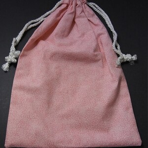 Pink Lined Draw String Bag With Pink Ballerina Girl and the Letter "a ...