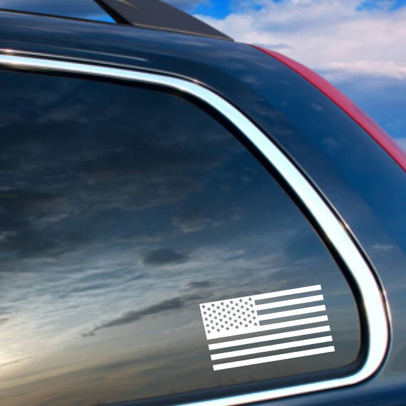 Simple US Flag decal Patriotic Flag decal United States Flag | Etsy