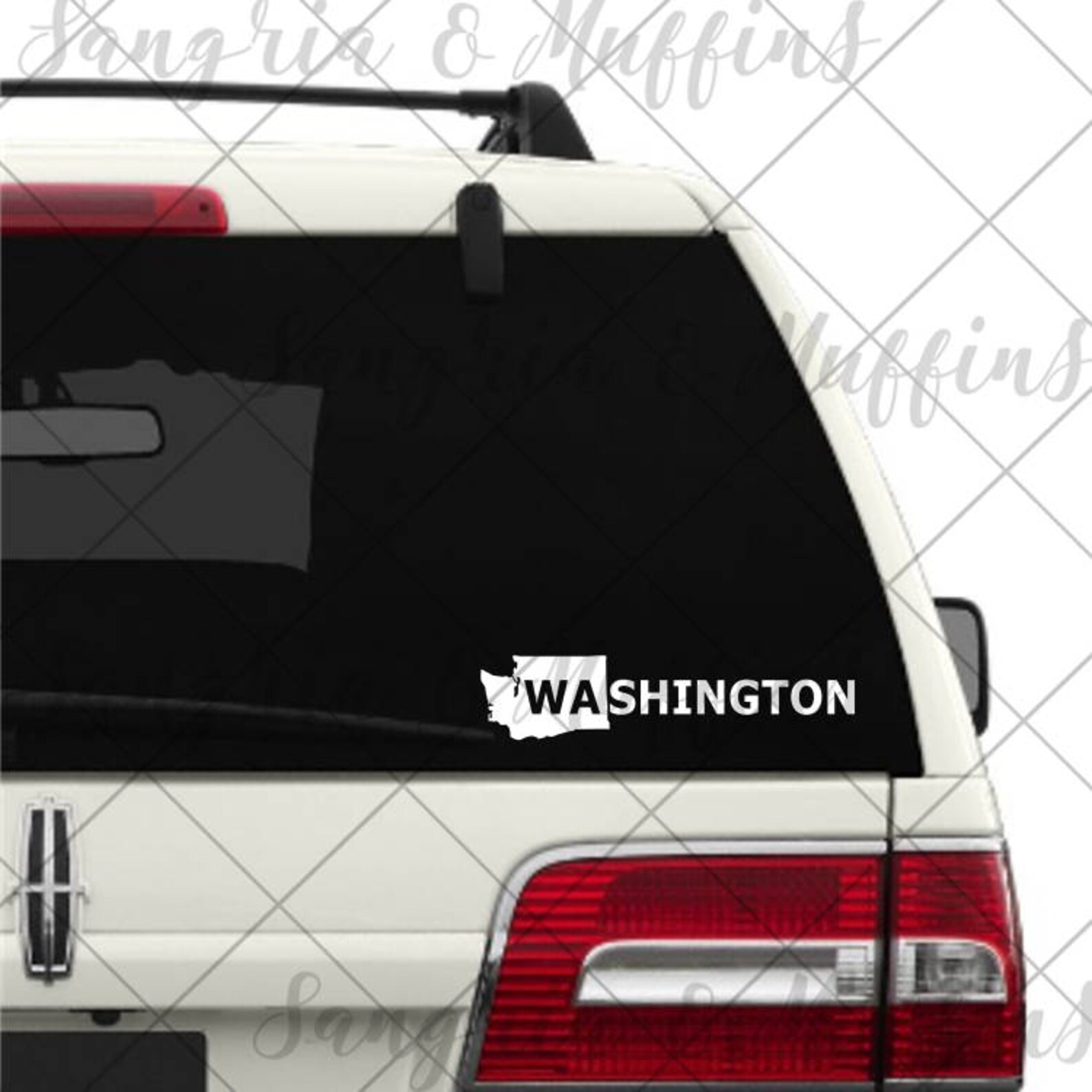 Washington State Decal Car Window Laptop Tablet Decal - Etsy