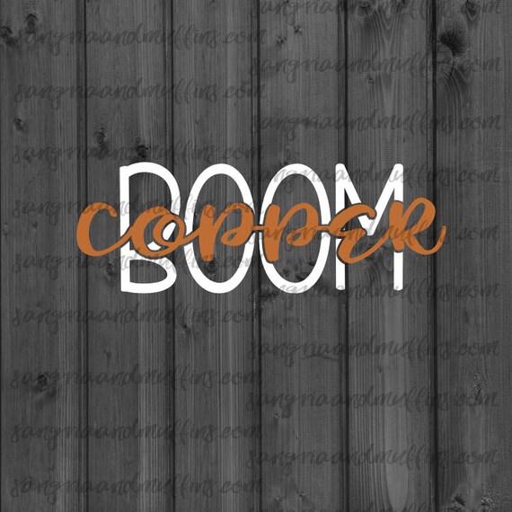 Copper Boom Decal Gilmore Decal Gilmore Girls Decal Car | Etsy