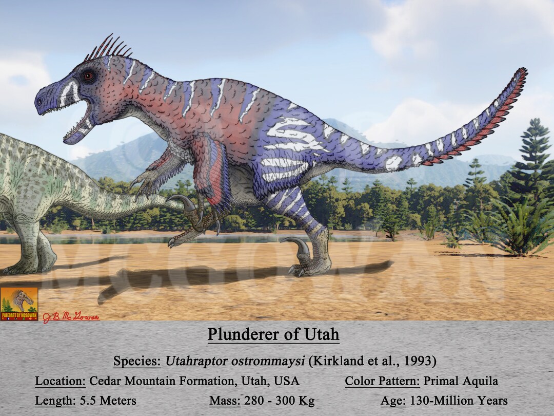 Plunderer of Utah: Utahraptor - Etsy